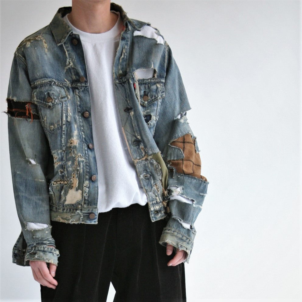 ANBT001 SP CRASHED DENIM JEAN JACKET公式Online Storeにて受注スタート。 – ANACHRONORM