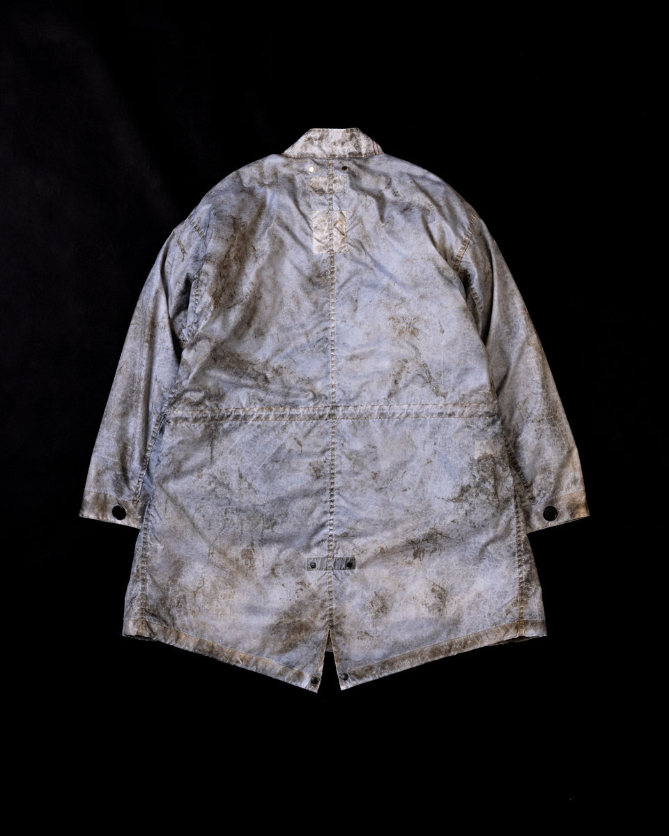 AN321 DIRTPAINT NYLON MODS COAT WHITE – ANACHRONORM